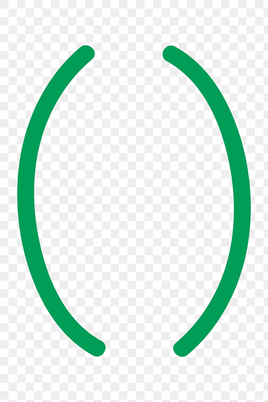 Hand drawn brackets symbol png | Premium PNG Sticker - rawpixel