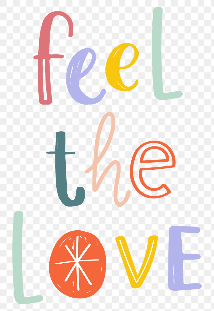 Hand drawn doodle feel love | Premium PNG Sticker - rawpixel