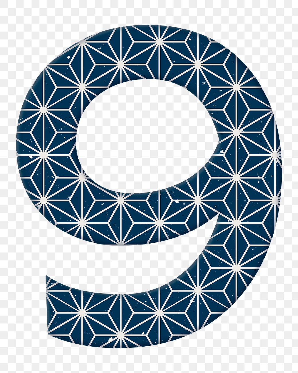 Geometric pattern 9 png Japanese | Free PNG Sticker - rawpixel