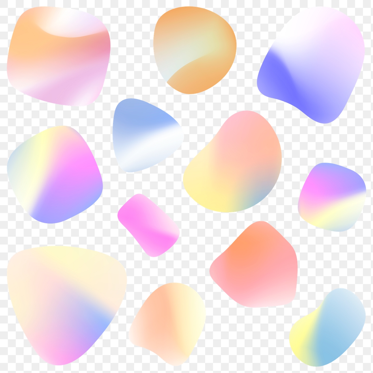 Vibrant stickers png holographic and | Premium PNG - rawpixel