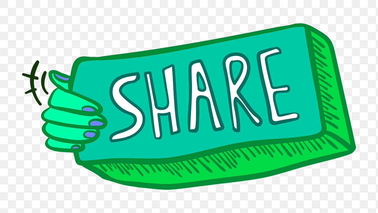 Share png sticker button social | Premium PNG - rawpixel