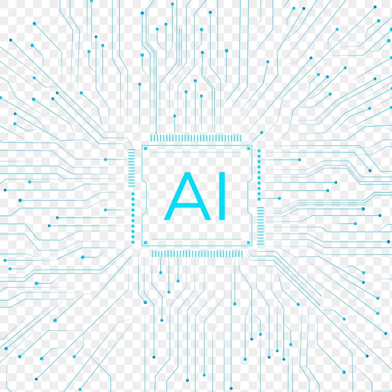 AI technology microchip background png | Premium PNG - rawpixel