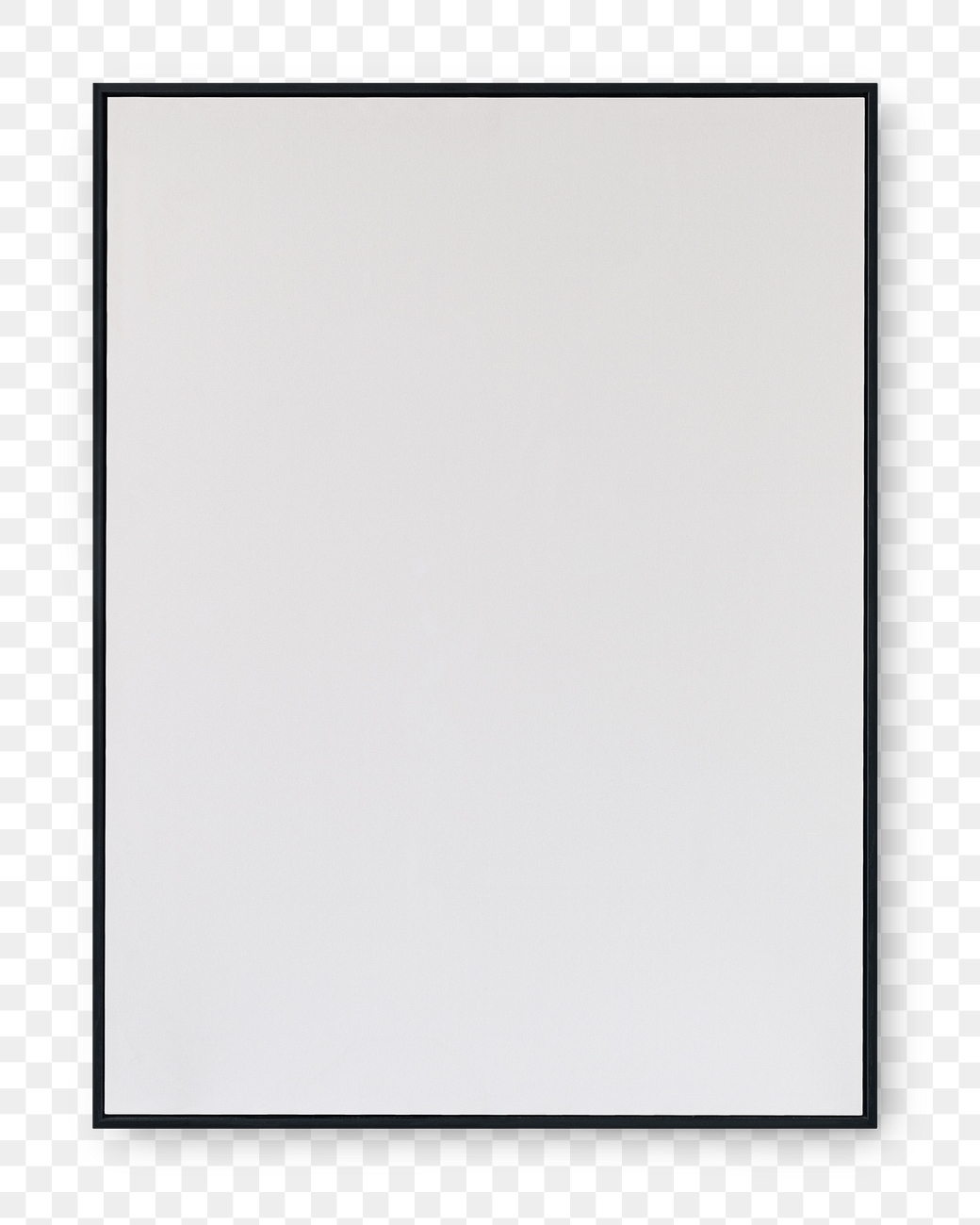 Simple black frame png mockup | Premium PNG Sticker - rawpixel