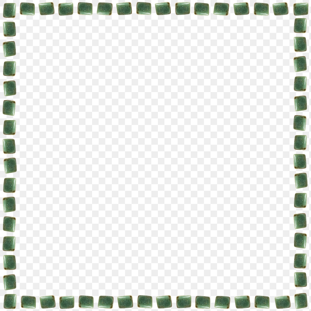 Green jade gemstones frame design | Premium PNG - rawpixel