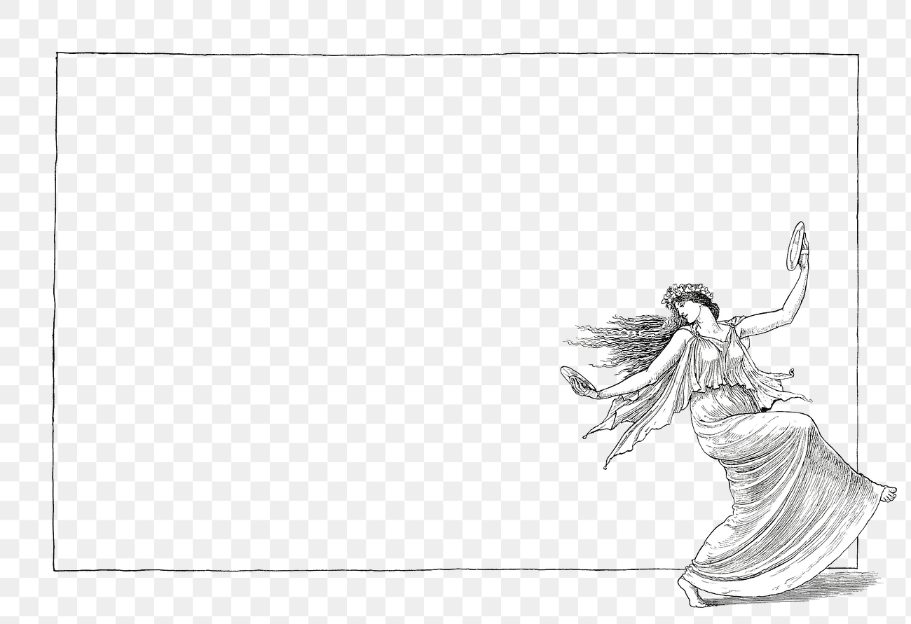Dancing nymph frame transparent png | Premium PNG - rawpixel