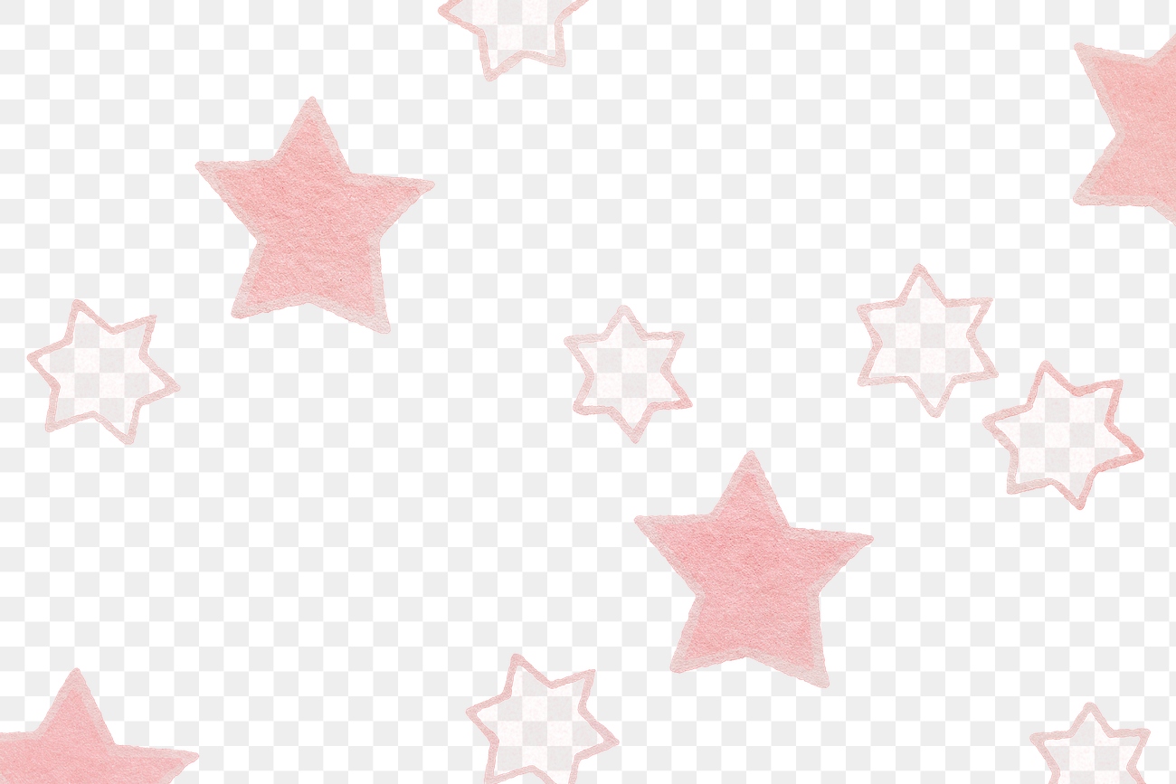 Pink star pattern background design | Premium PNG - rawpixel