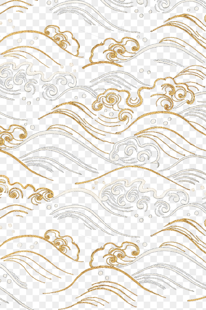 Wave pattern transparent background image, | Premium PNG - rawpixel