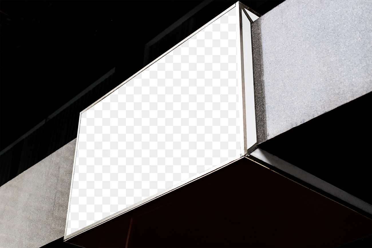 Sign png mockup rectangle shape | Premium PNG - rawpixel