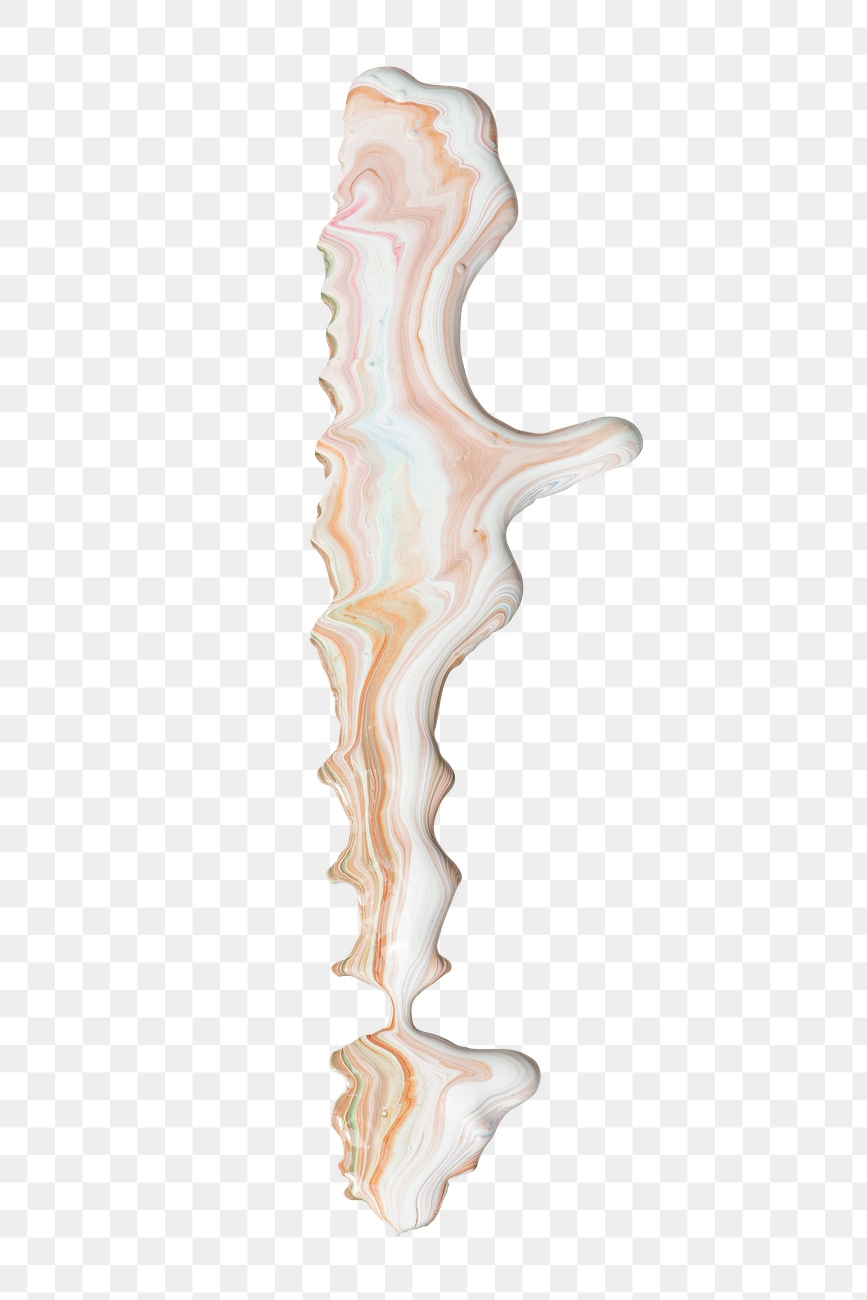 Dripping acrylic paint texture transparent | Premium PNG Sticker - rawpixel