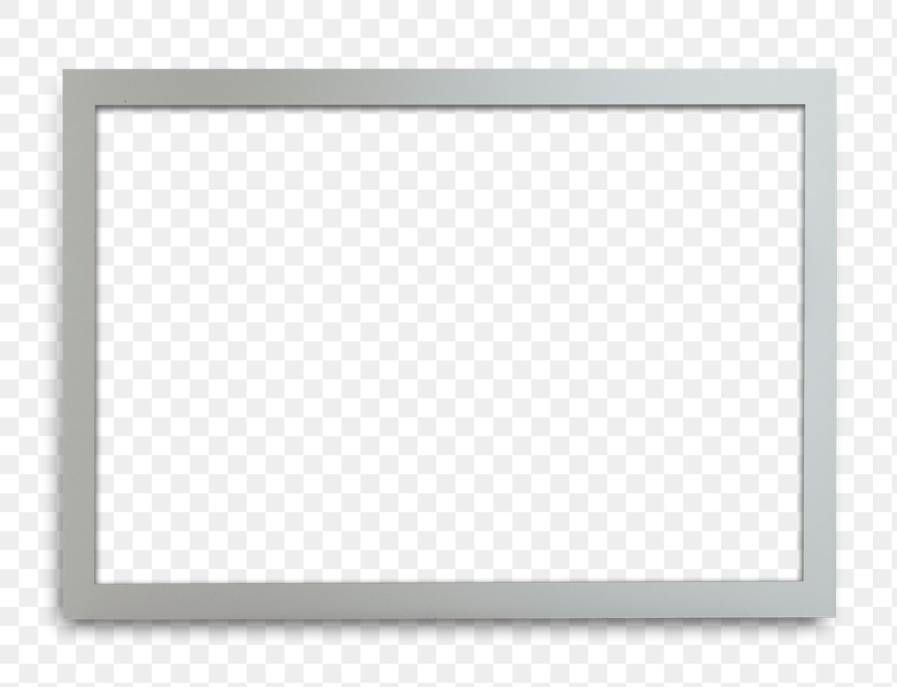 Gray picture frame mockup illustration | Free PNG Mockup - rawpixel