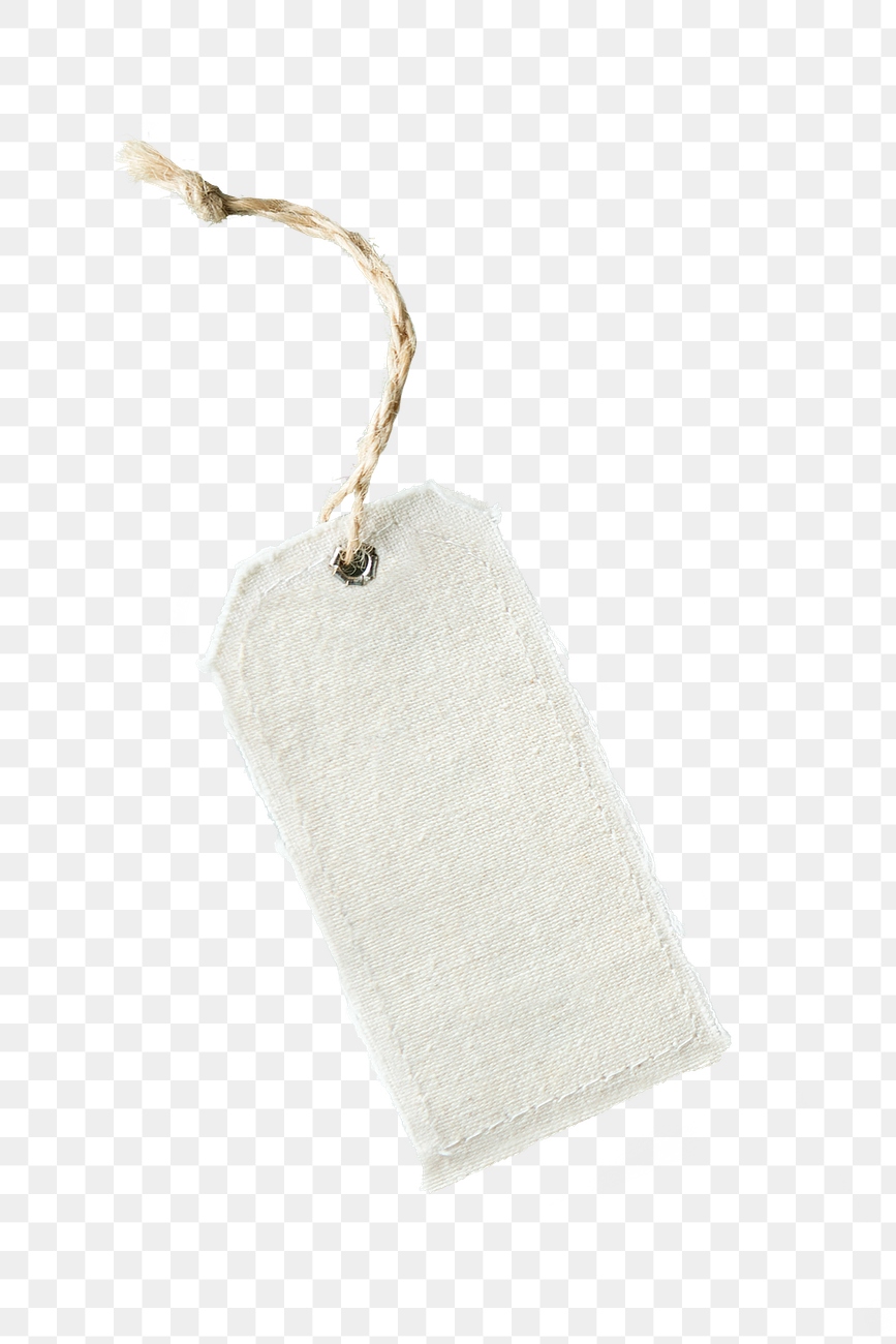 Natural cotton cloth label mockup | Free PNG Sticker - rawpixel