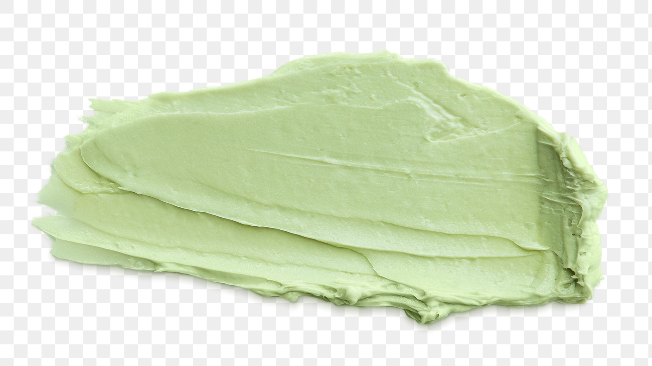 Png green cream smear design | Premium PNG Sticker - rawpixel
