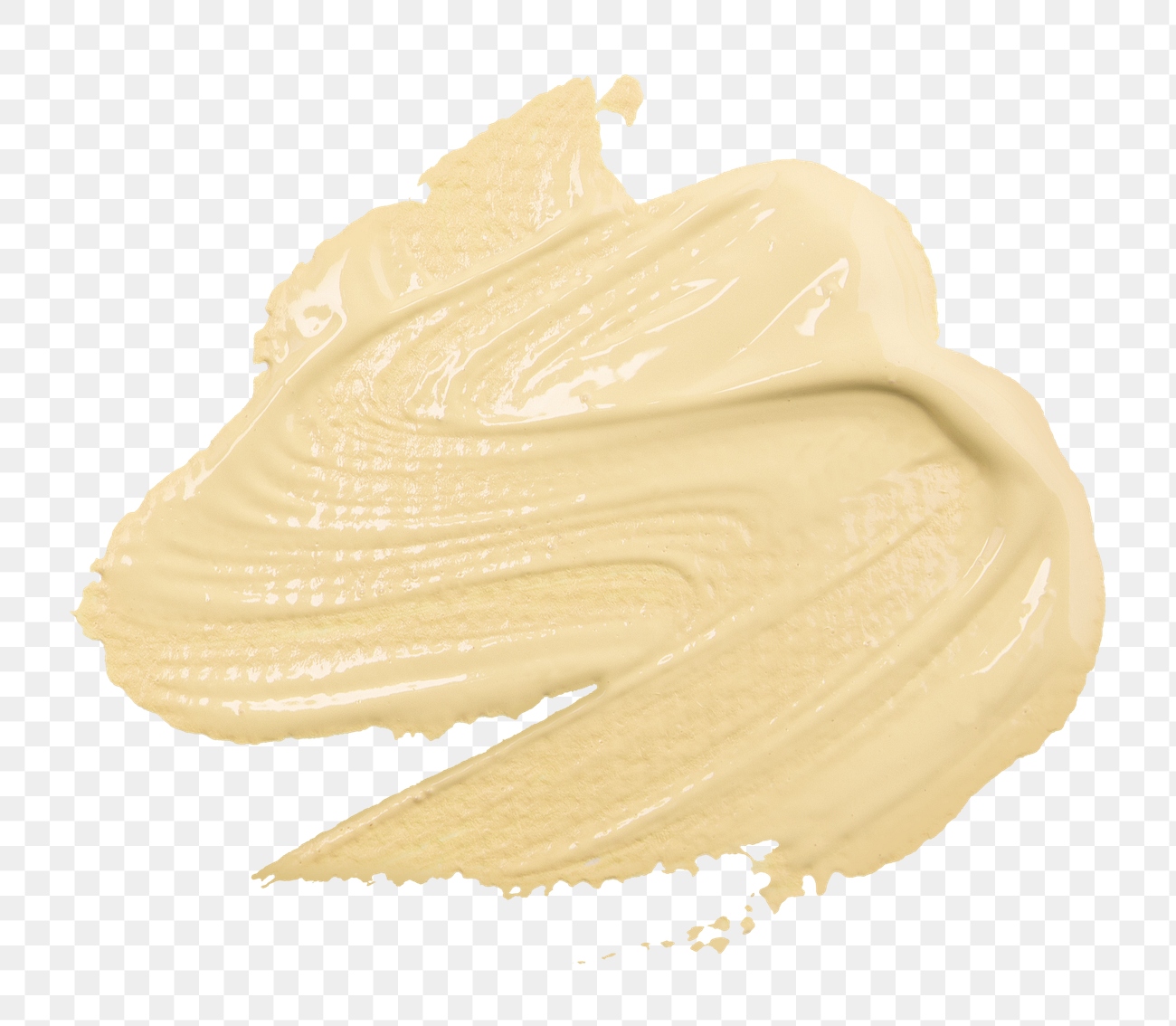 Beige acrylic paint textured png | Premium PNG Sticker - rawpixel