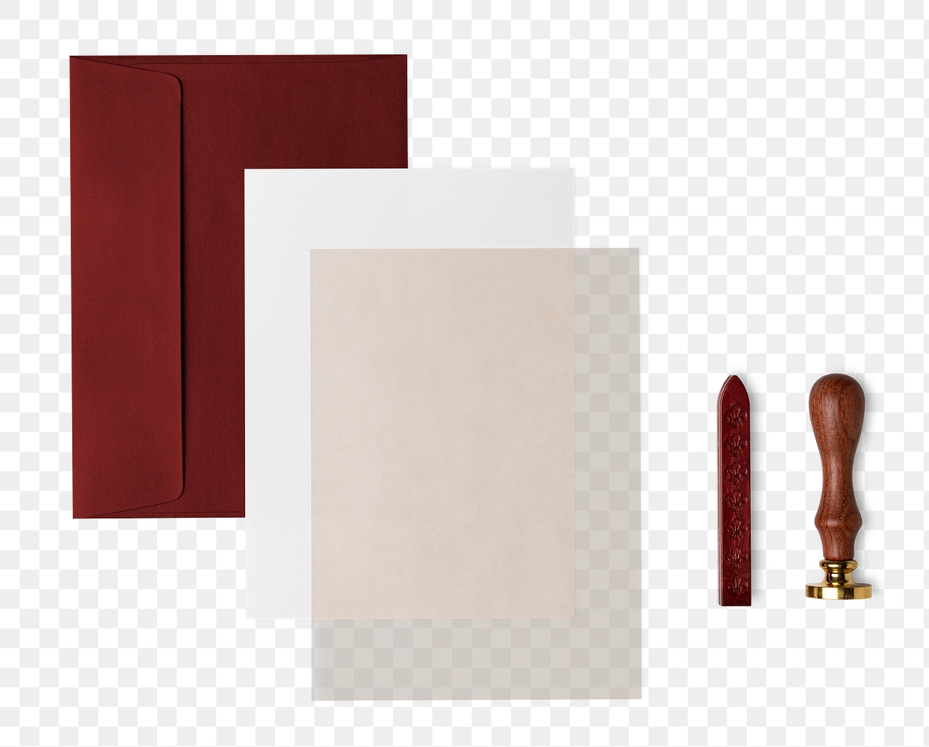 Aesthetic envelope png, red corporate | Premium PNG Sticker - rawpixel