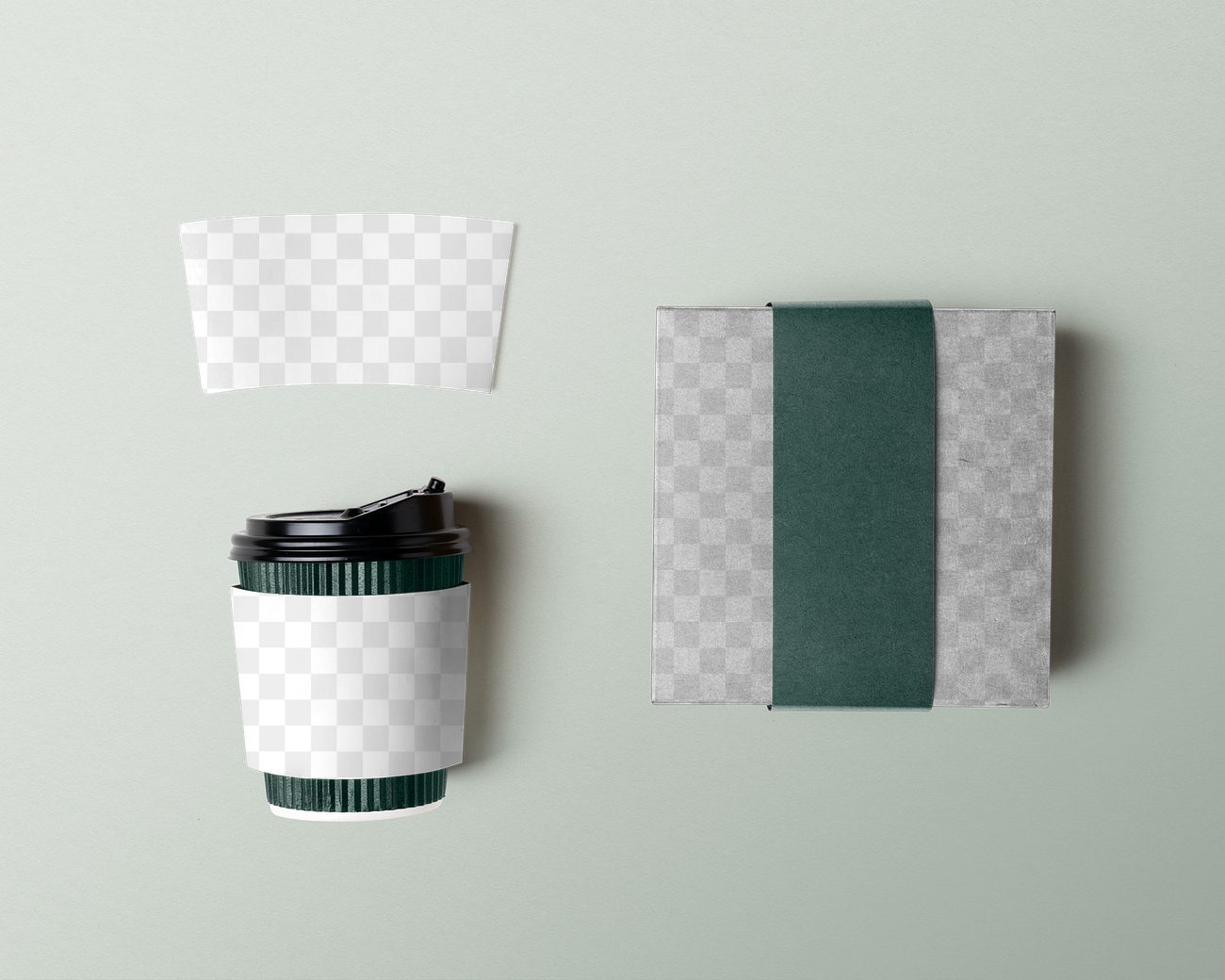 Coffee cup sleeve mockup png, | Premium PNG - rawpixel