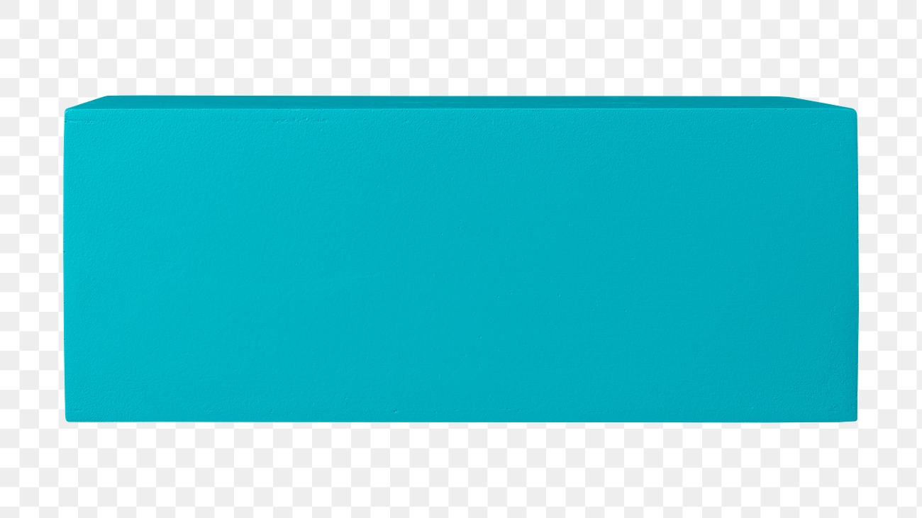 Turquoise rectangle png, geometric shape | Premium PNG Sticker - rawpixel