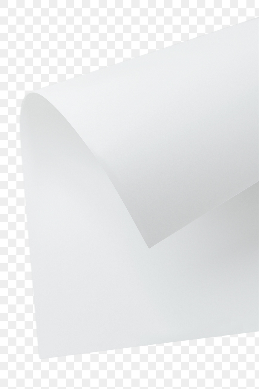 White folded chart paper design | Premium PNG Sticker - rawpixel