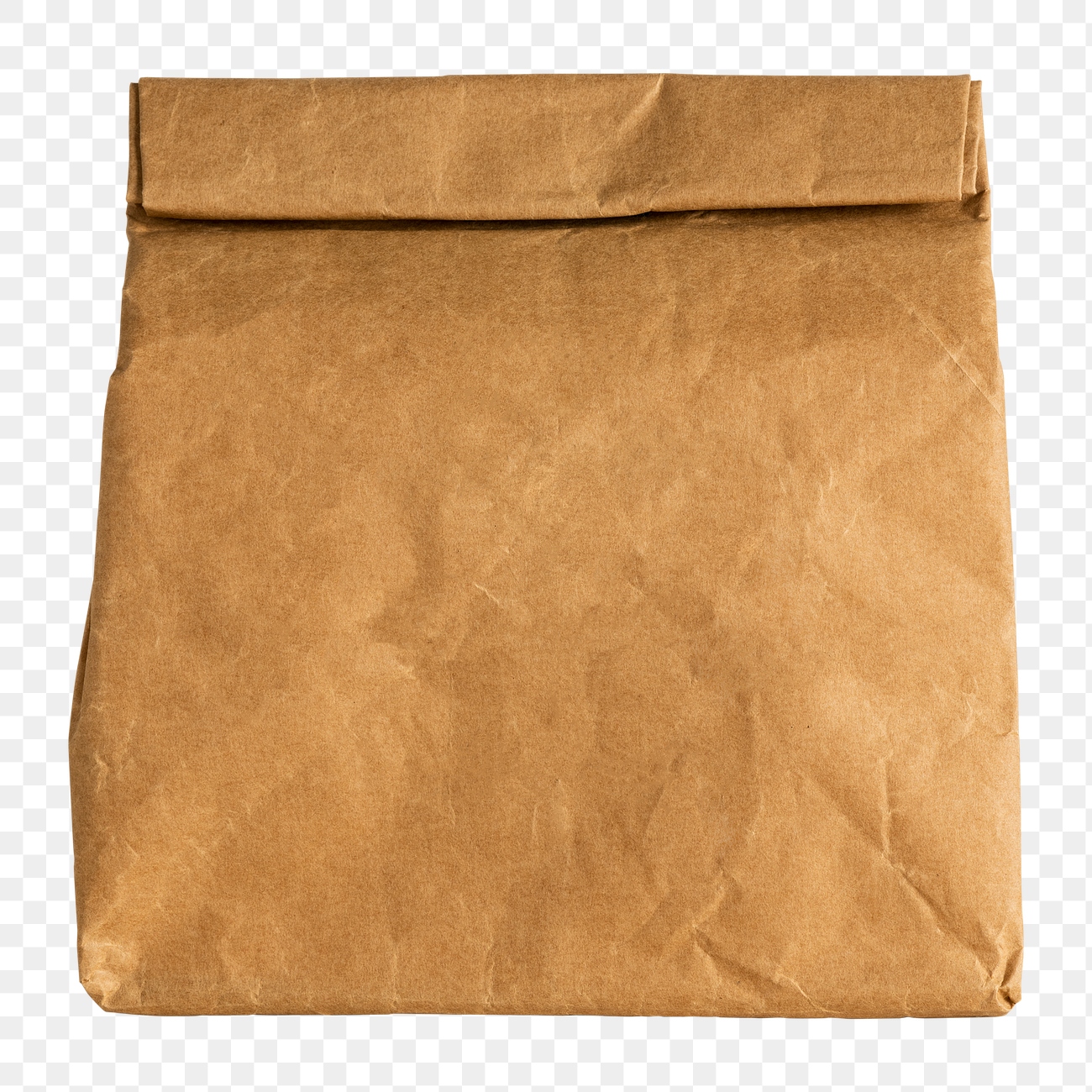 Rolled brown paper bag copy | Premium PNG Sticker - rawpixel