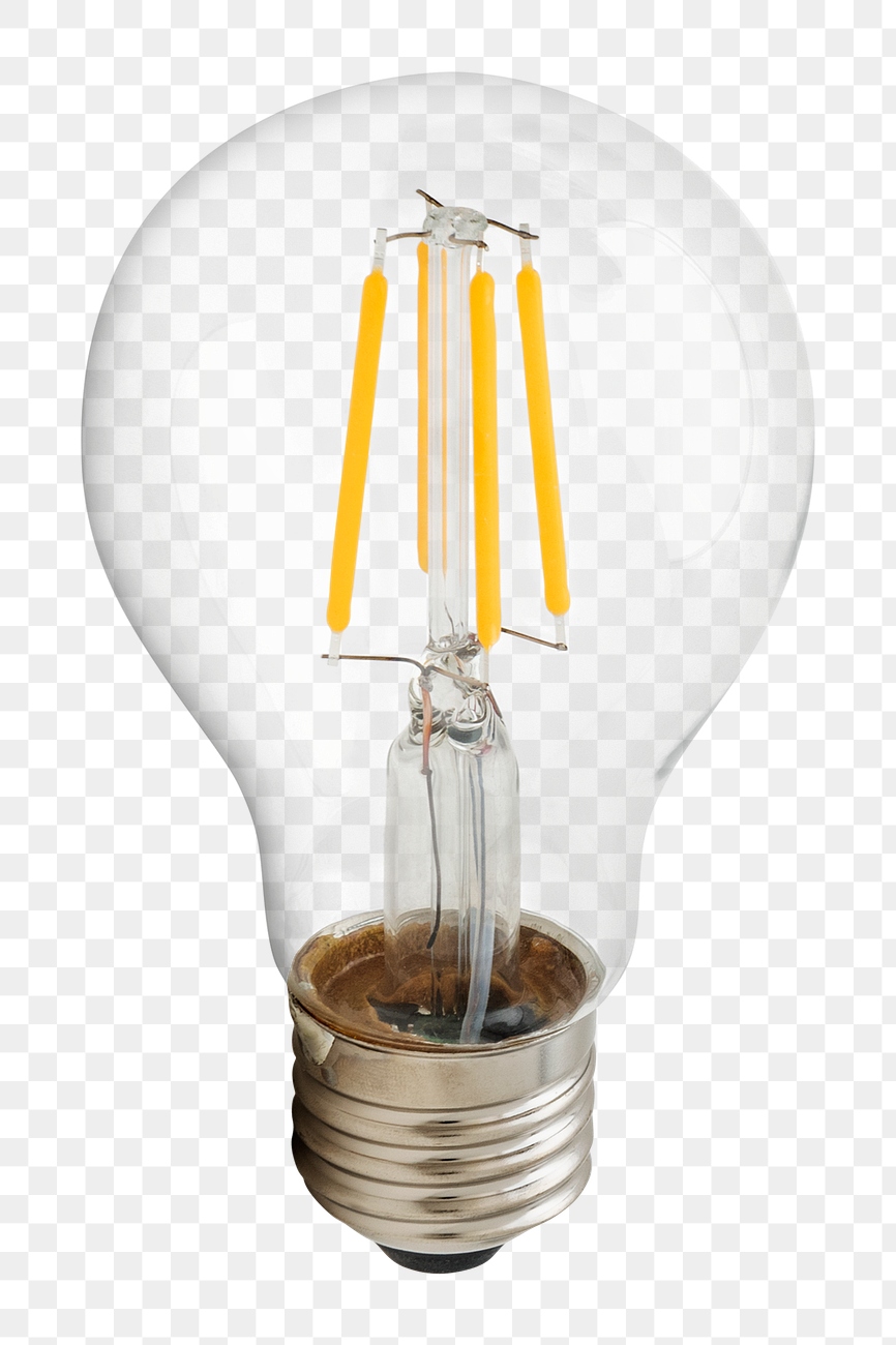 Edison light bulb design element | Premium PNG - rawpixel