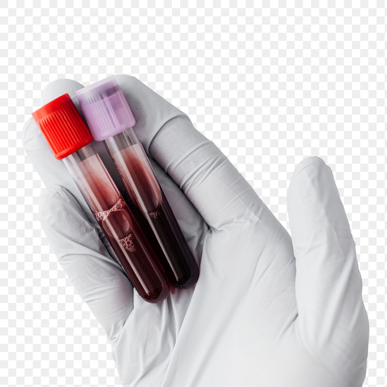 Doctor holding blood test tubes | Premium PNG Sticker - rawpixel