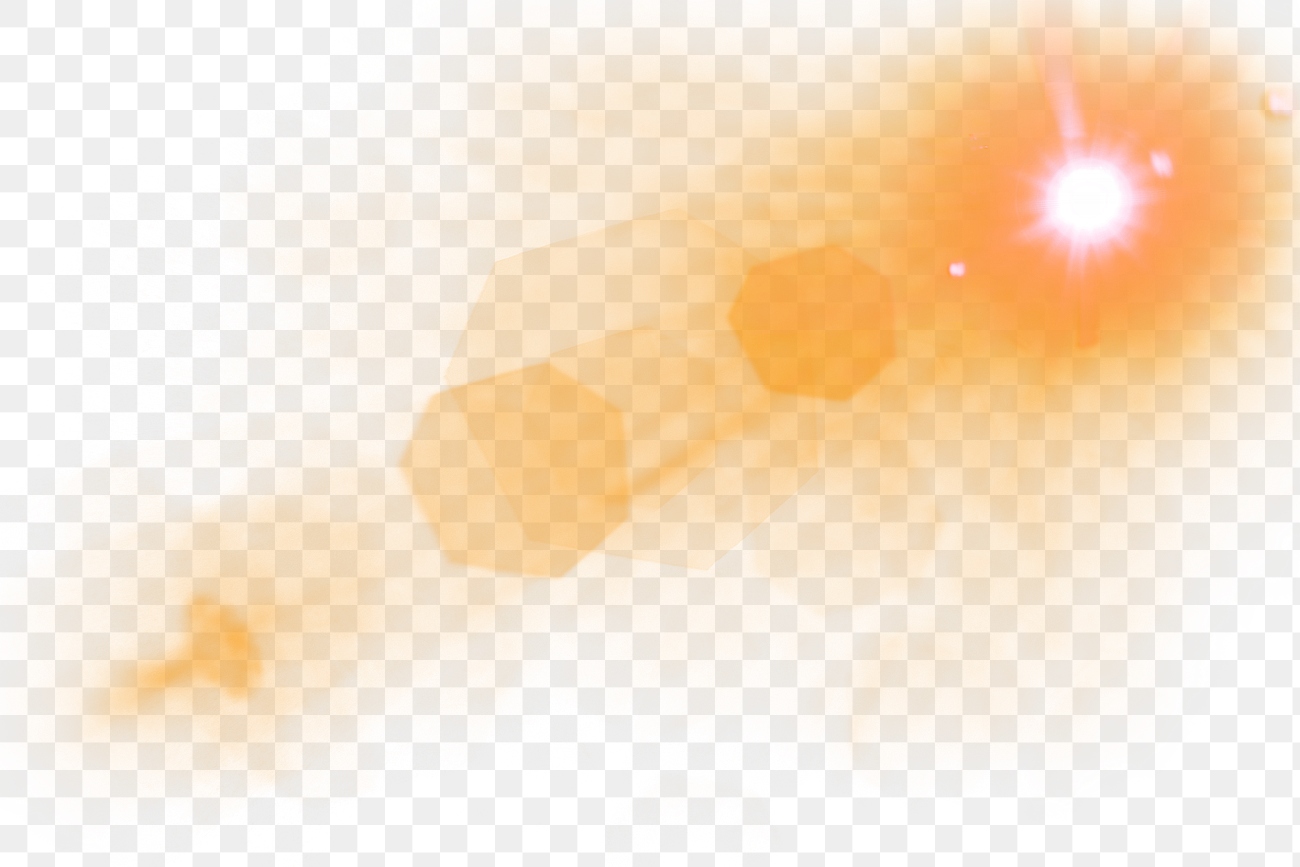 Orange lens flare effect design | Premium PNG - rawpixel