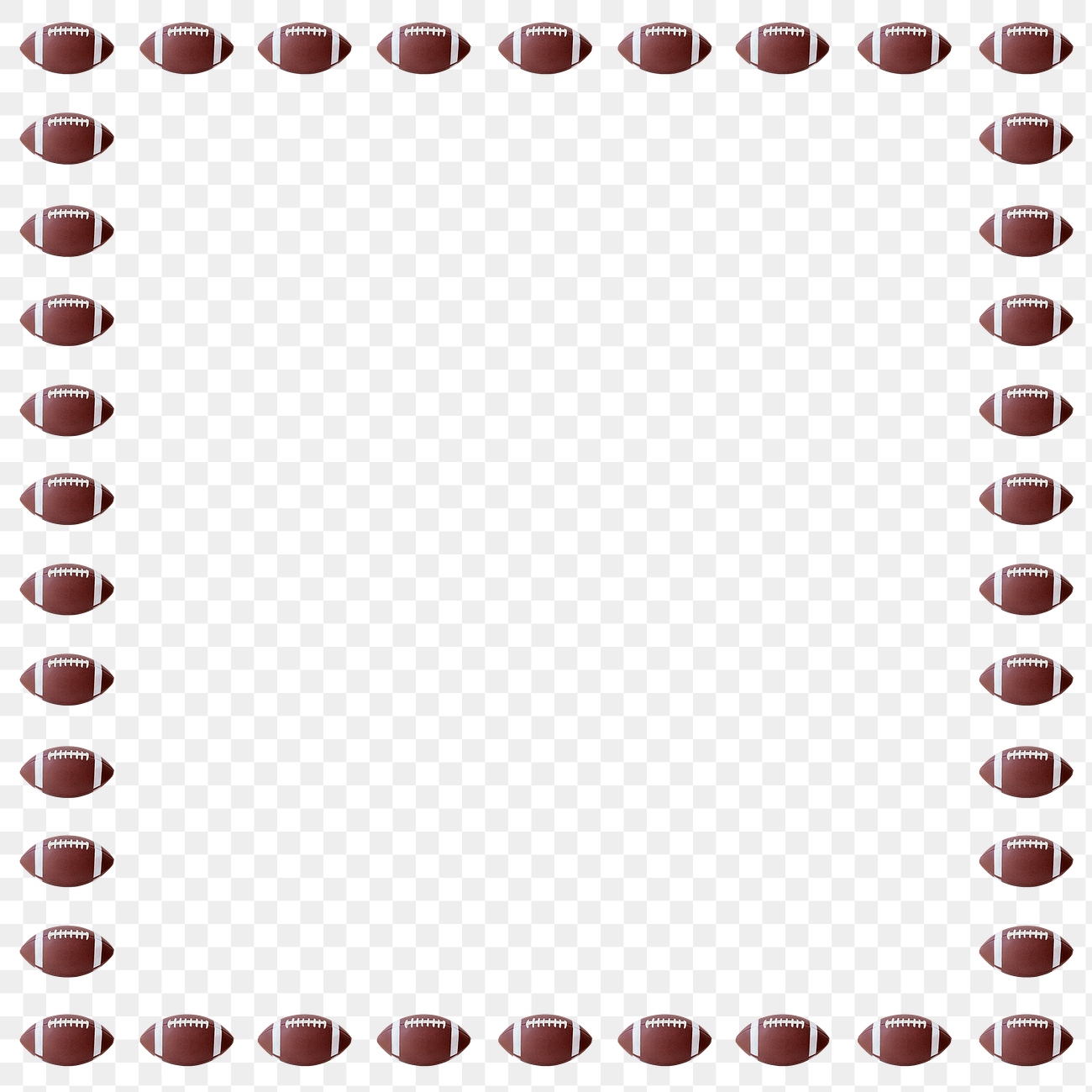 American football ball frame design | Premium PNG - rawpixel