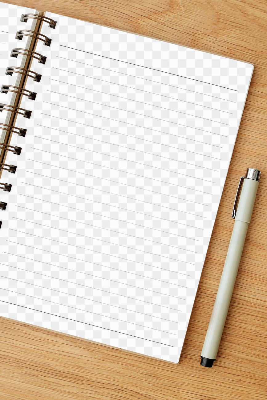 Blank plain white notebook page | Premium PNG - rawpixel