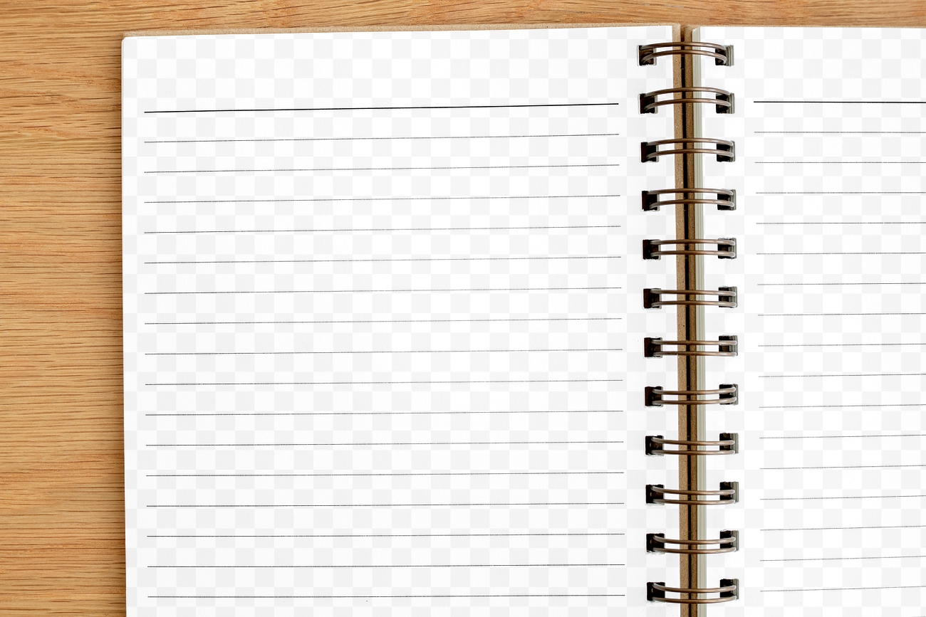 White lined notepaper mockup wooden | Premium PNG - rawpixel