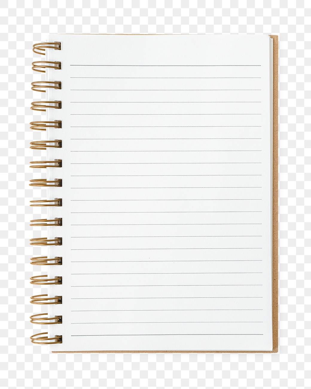 White ruled notebook mockup | Premium PNG Sticker - rawpixel