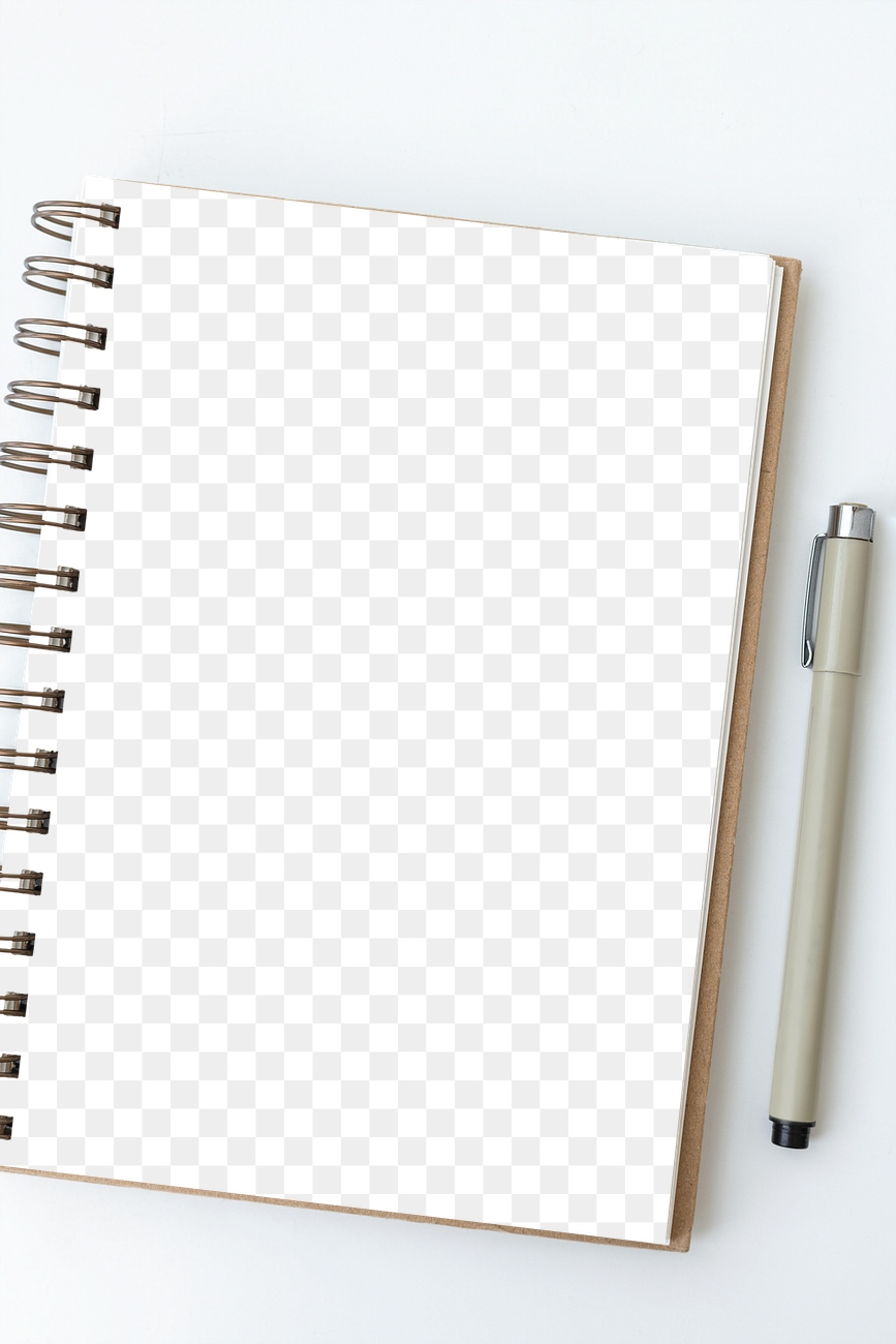 Blank plain white notebook page | Premium PNG - rawpixel