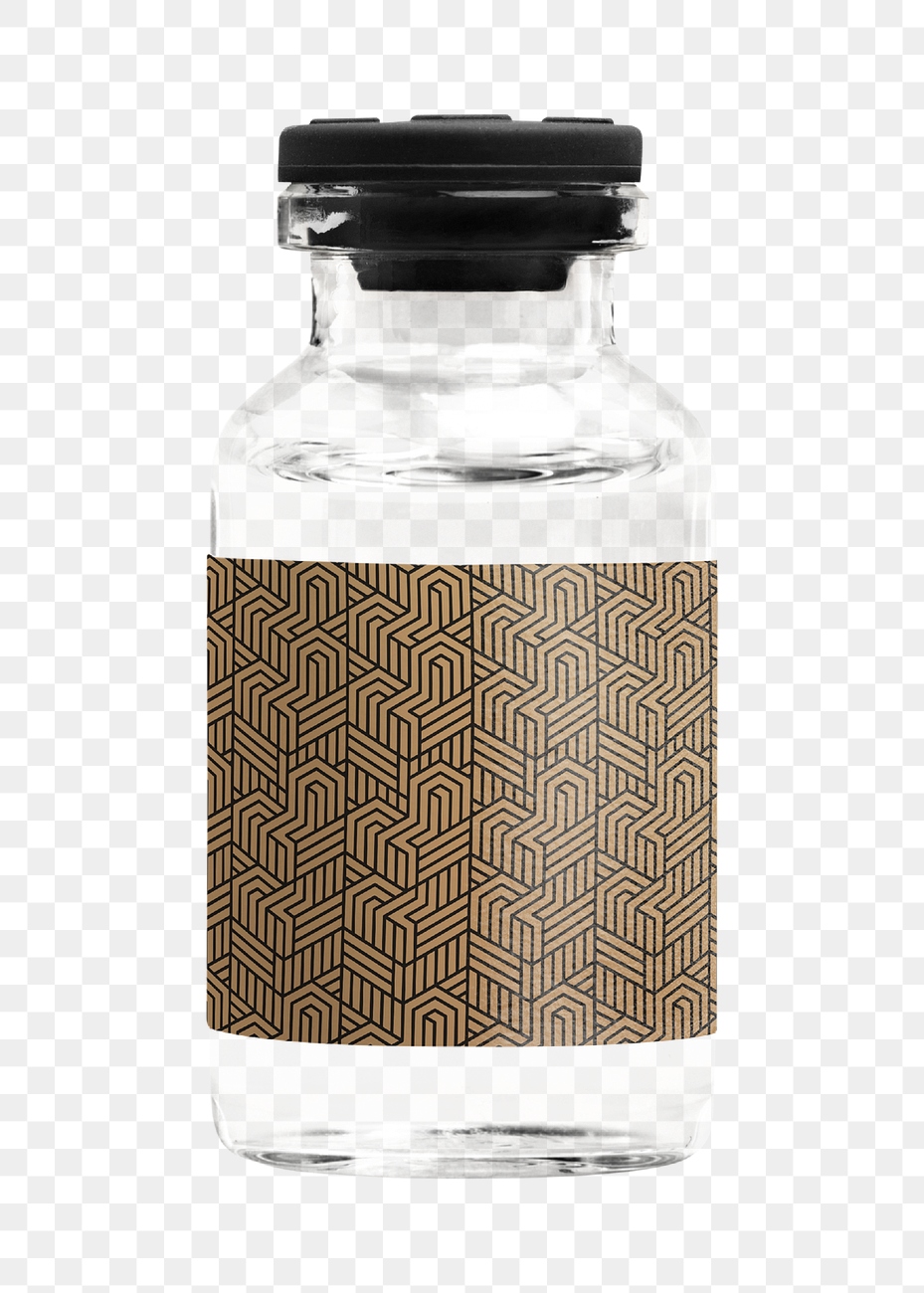 Vitamin injection bottle png with luxurious | Free PNG Sticker - rawpixel