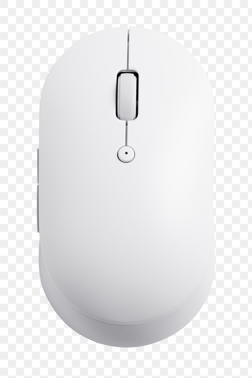 White png wireless optical mouse | Premium PNG Sticker - rawpixel