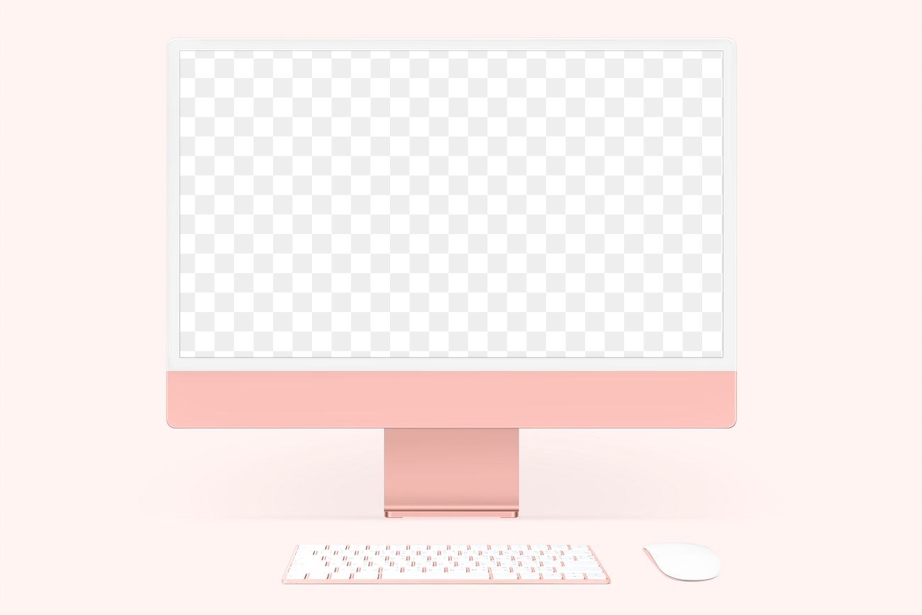 Computer screen png mockup pink | Premium PNG - rawpixel
