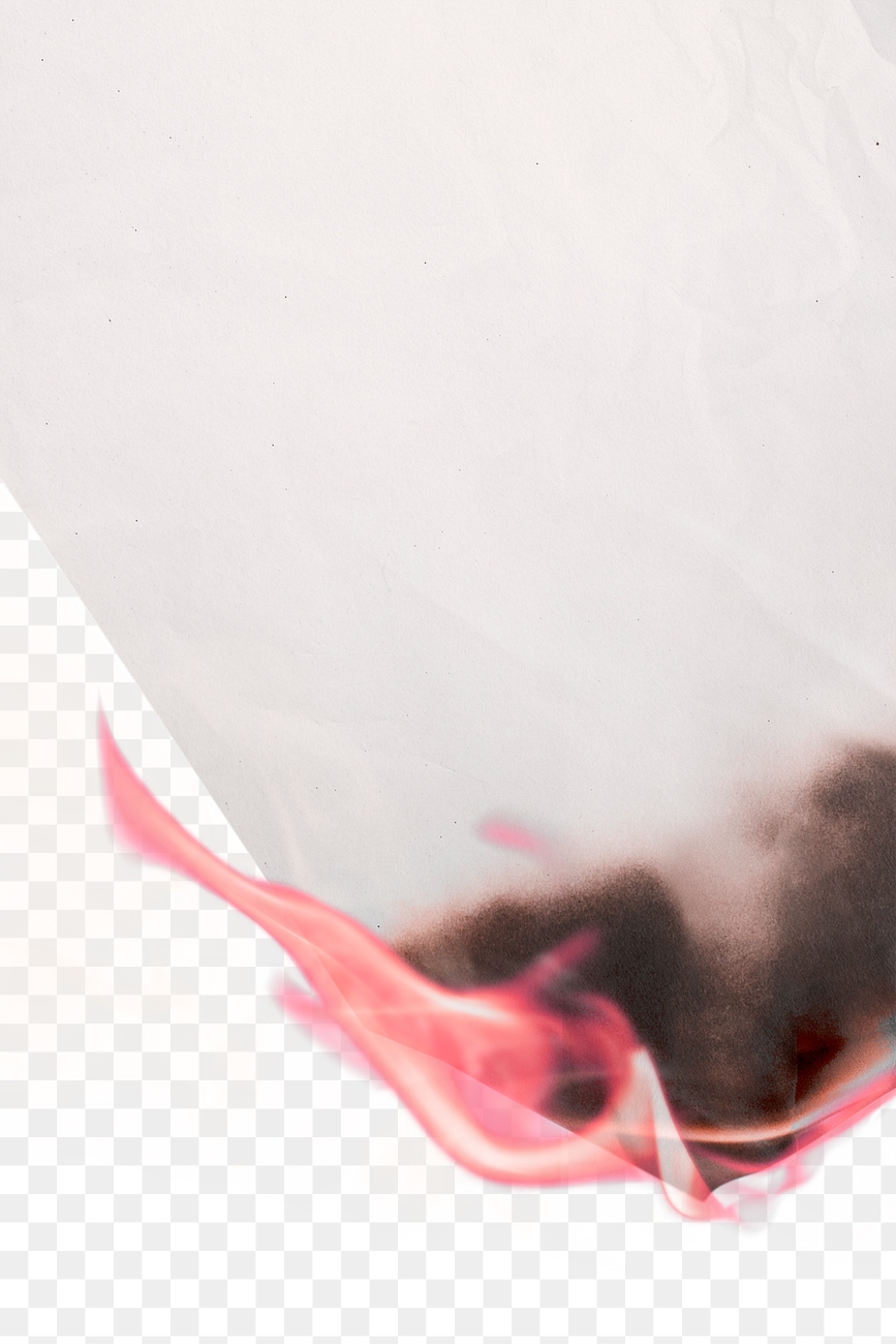Burning paper png, realistic poster | Premium PNG - rawpixel