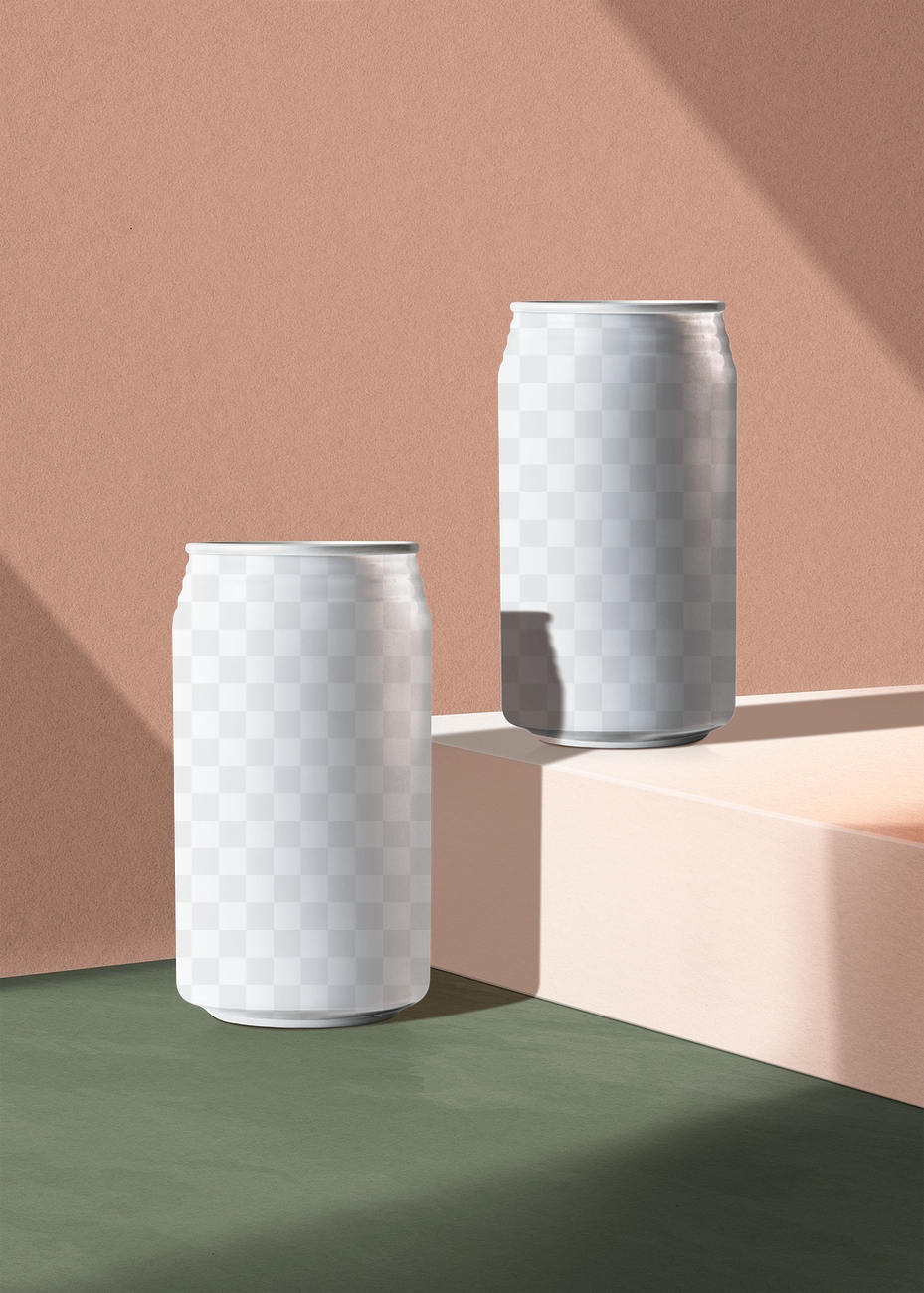 Beverage can png mockup, transparent | Premium PNG - rawpixel
