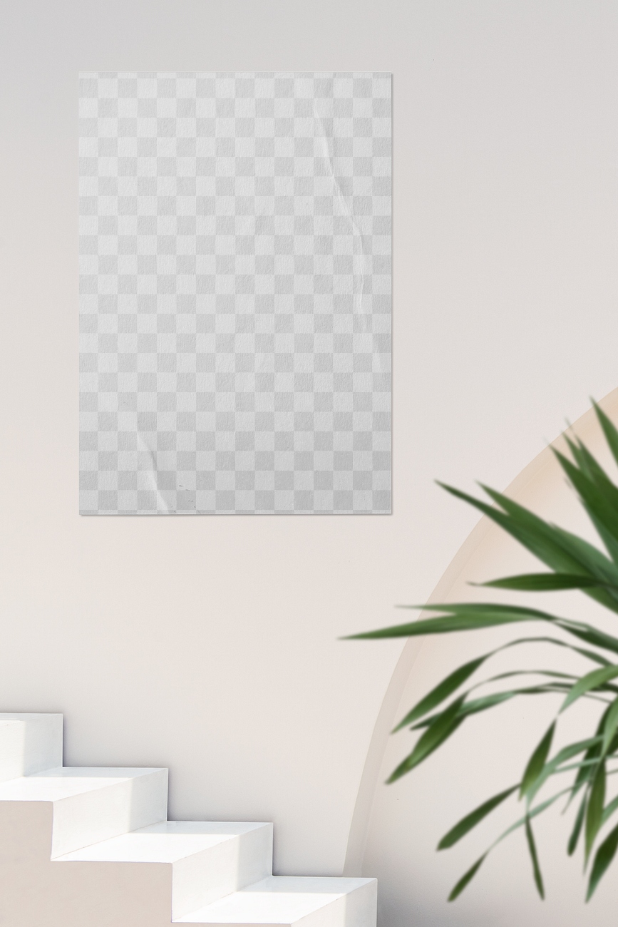 Poster png mockup, transparent design | Premium PNG - rawpixel