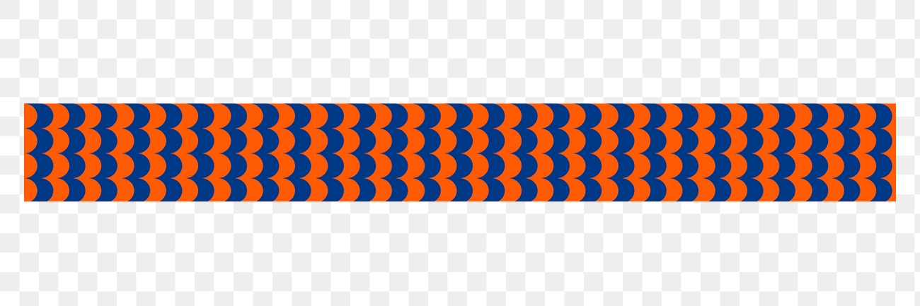 Orange wave png border element, | Premium PNG Sticker - rawpixel