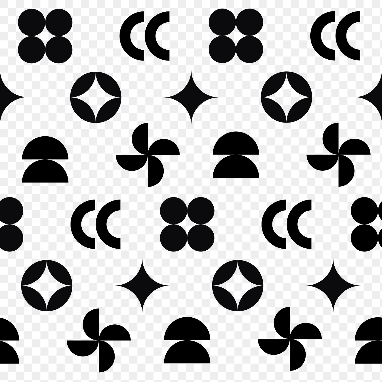 Abstract geometric png pattern, transparent | Premium PNG - rawpixel
