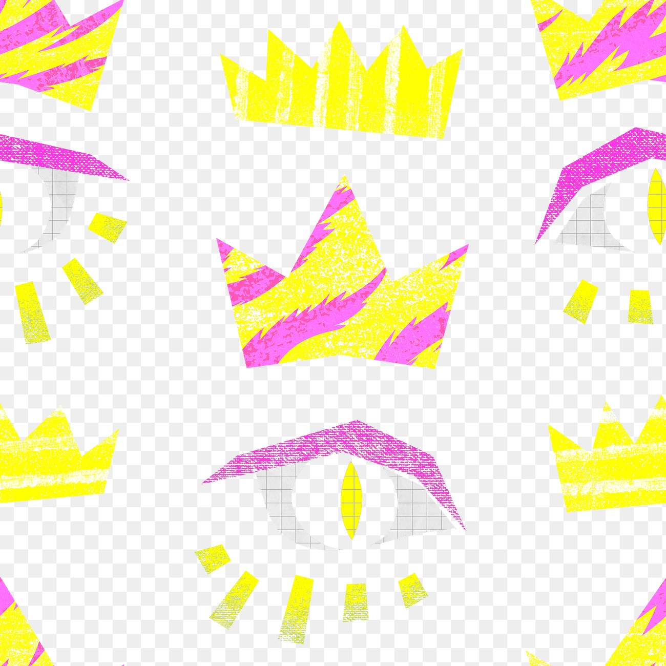 Funky eye png pattern, transparent | Premium PNG - rawpixel