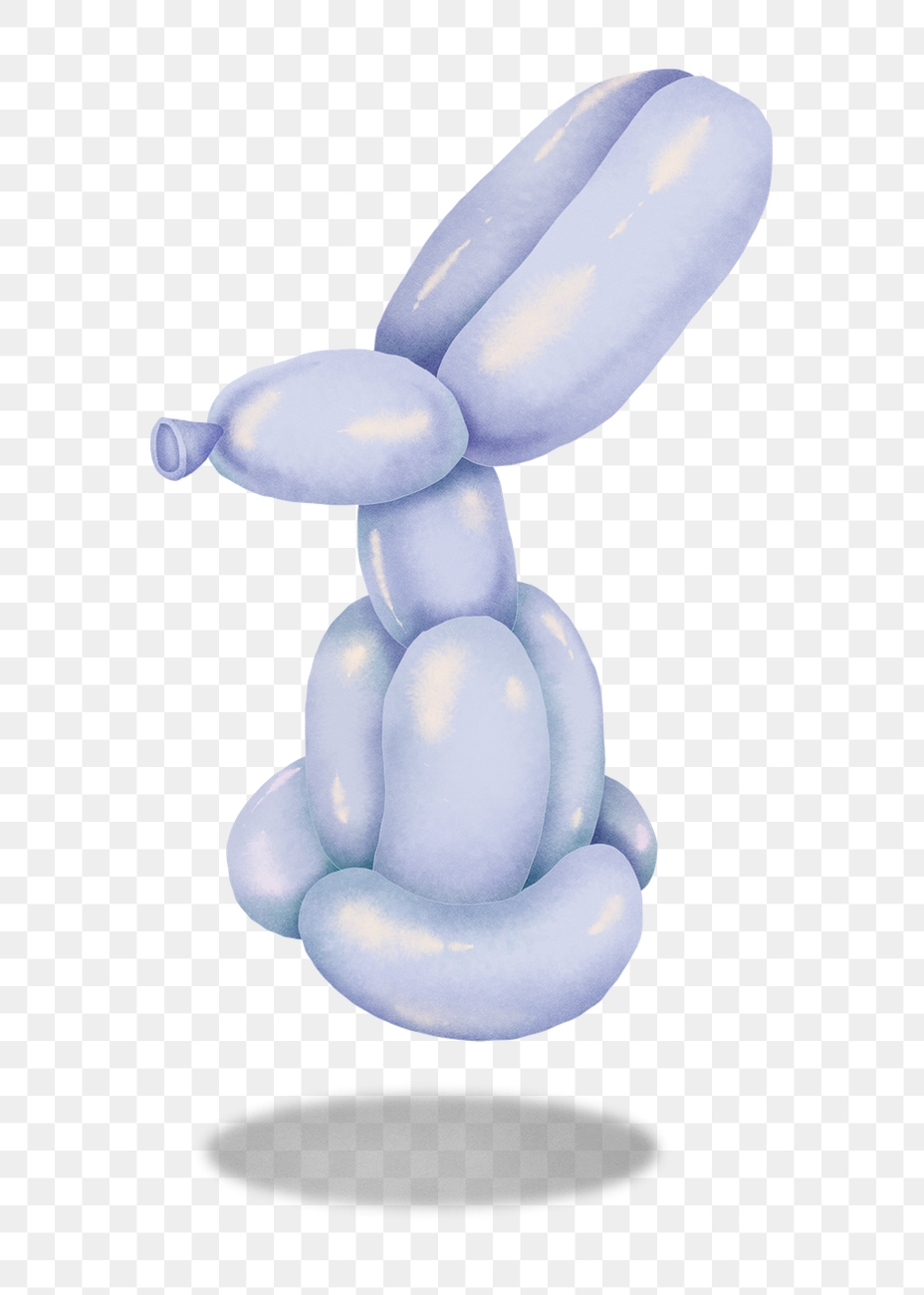 Abstract animal png clipart, blue | Premium PNG Sticker - rawpixel