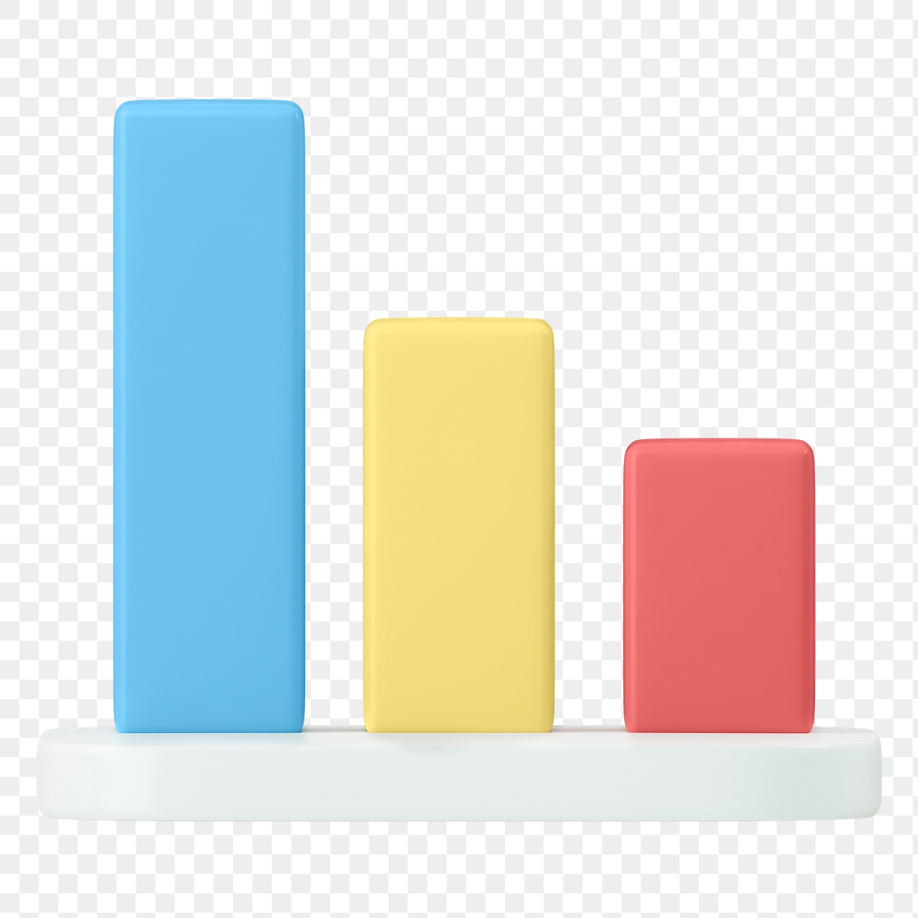 Declining bar chart png clipart, | Premium PNG Sticker - rawpixel
