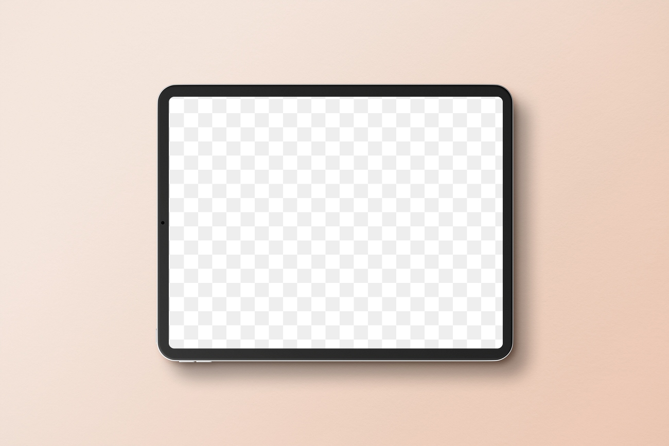 Tablet screen png mockup, 3D | Premium PNG - rawpixel