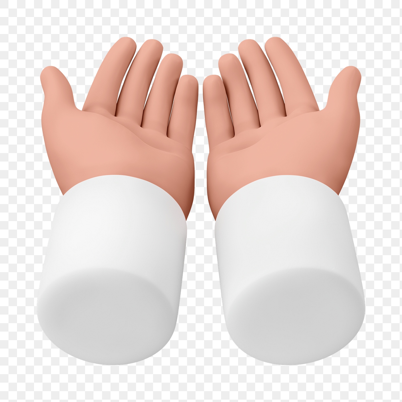 3D png praying hands, Islamic | Premium PNG - rawpixel