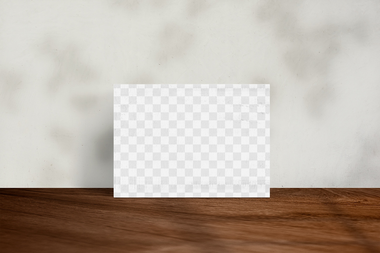 Paper card png mockup, transparent | Premium PNG - rawpixel