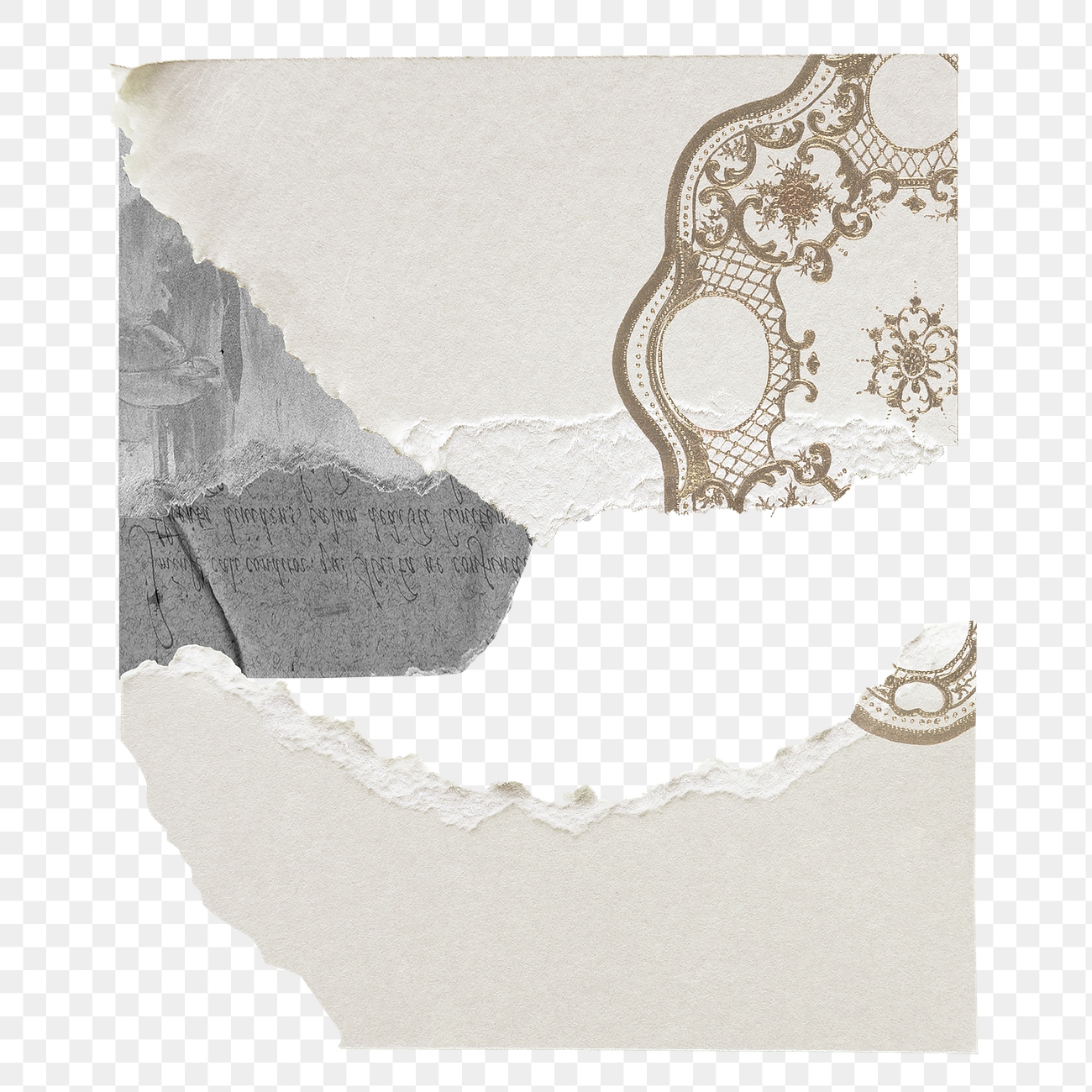 Ripped vintage paper png, transparent | Premium PNG - rawpixel