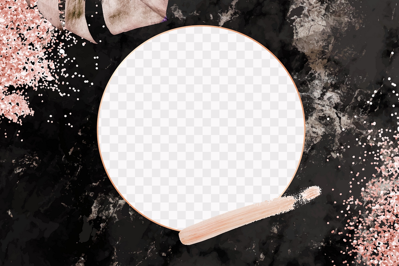 Round frame png on abstract | Premium PNG - rawpixel