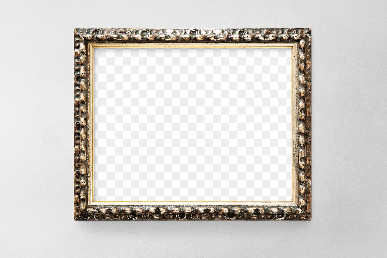 Vintage copper frame mockup wall | Premium PNG - rawpixel