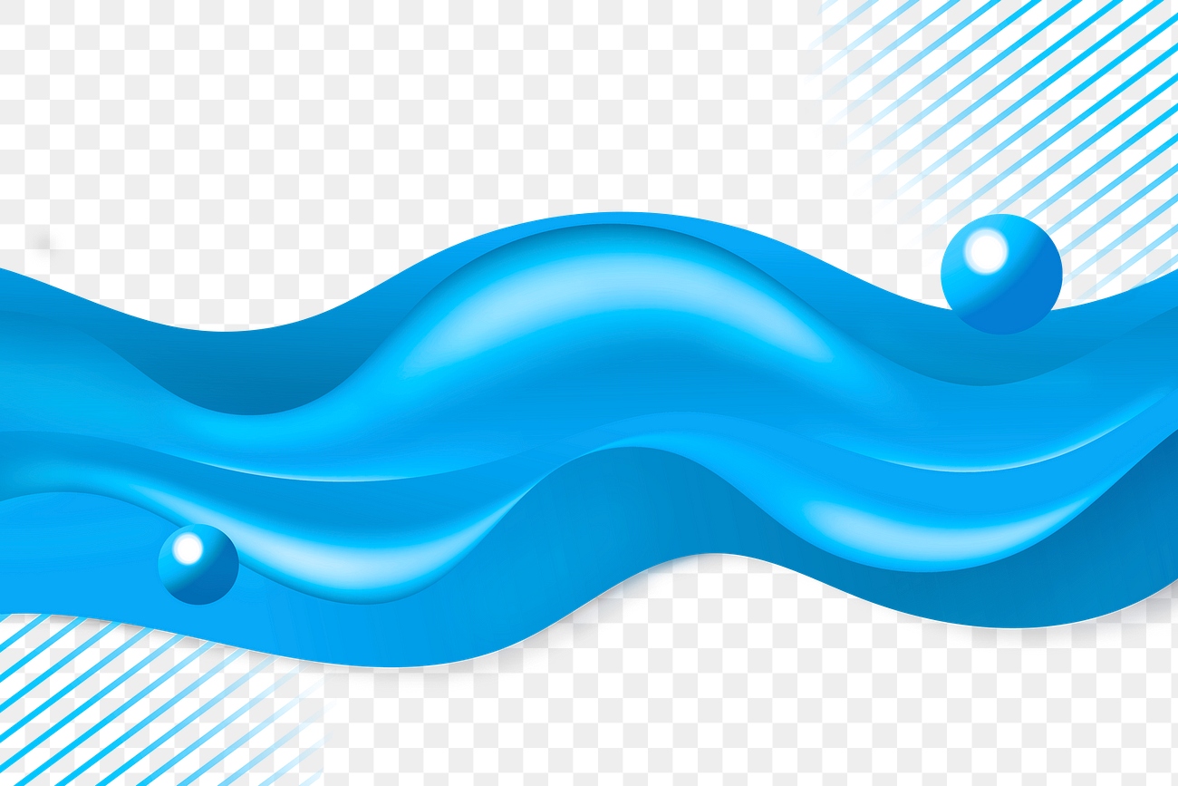 Blue wave design element | Free PNG Sticker - rawpixel