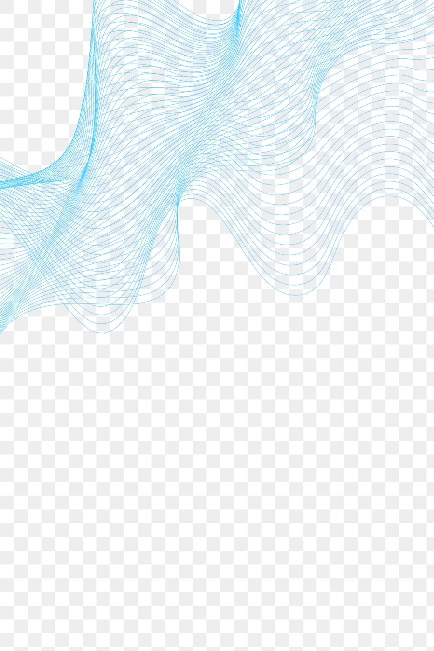 Blue swirly abstract line design | Premium PNG Sticker - rawpixel