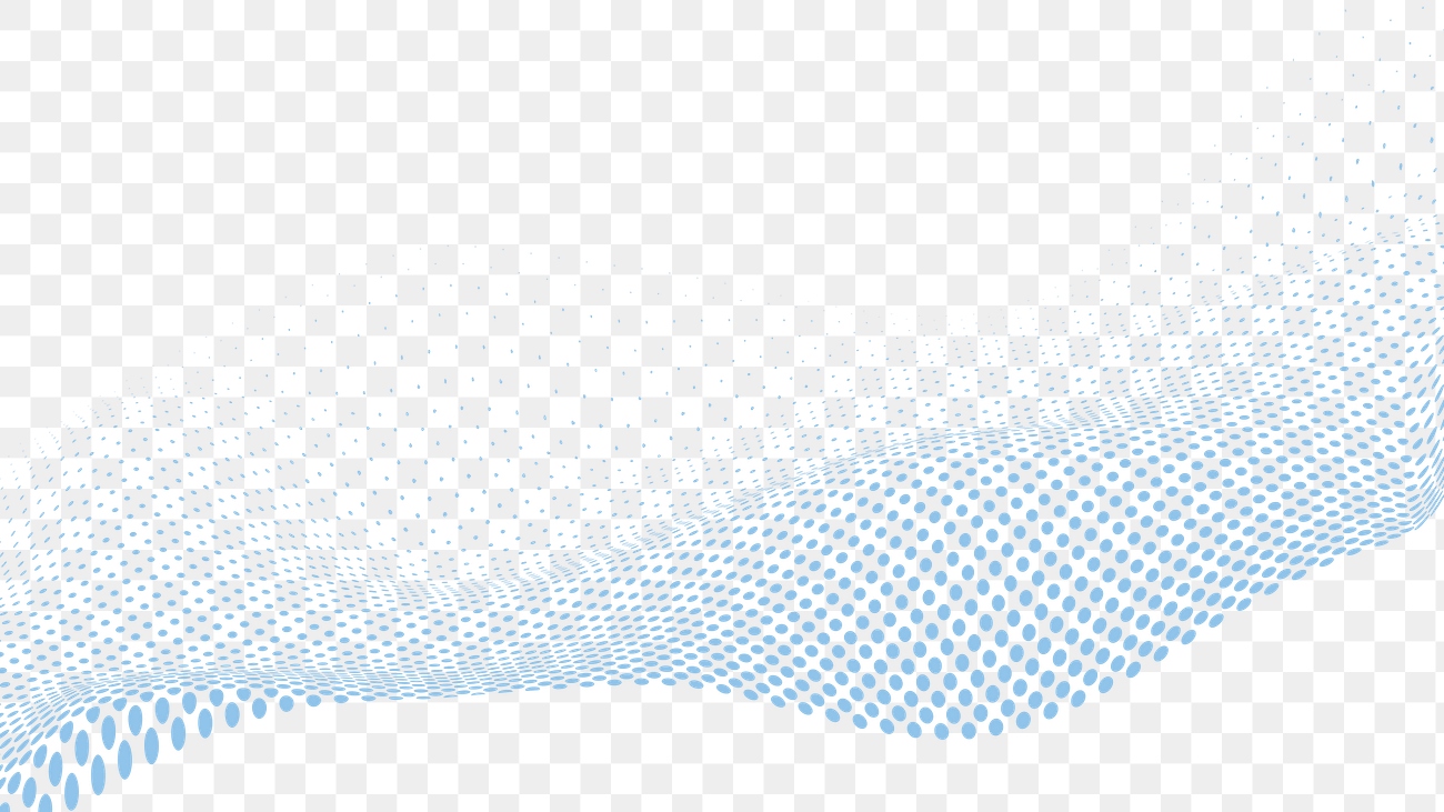 Blue halftone dots design element | Premium PNG - rawpixel